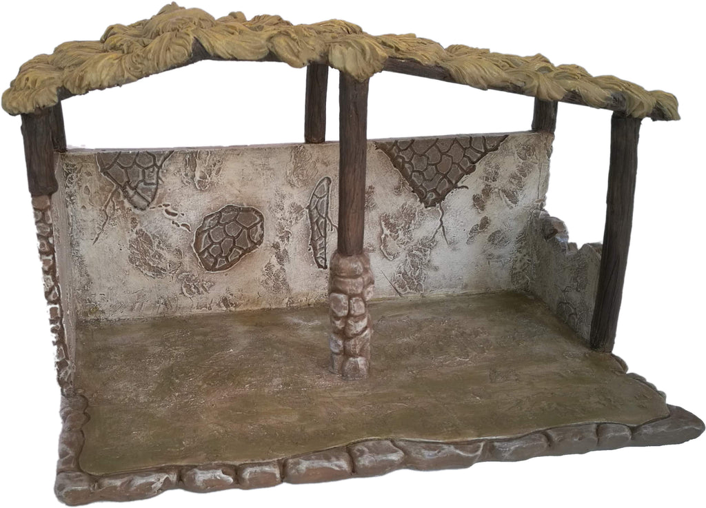 Faithful Treasure Christmas Nativity Scene Stable, Creche, Barn, Shed ...